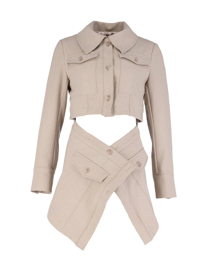 Two-way Jacket (Beige) (Arts De Base) ＠SEOUL｜韓国ブランド・韓国レディースファッション通販｜@SEOUL